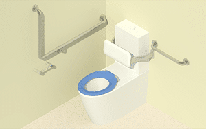 Revit BIM IFC Files of Disabled or Accessible Toilets Shower Hand Basin